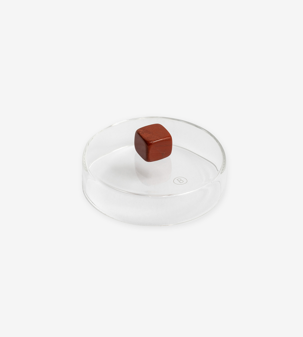 Glass Candle Lid - Red Jasper by Black Blaze | Shop designer homewares ...