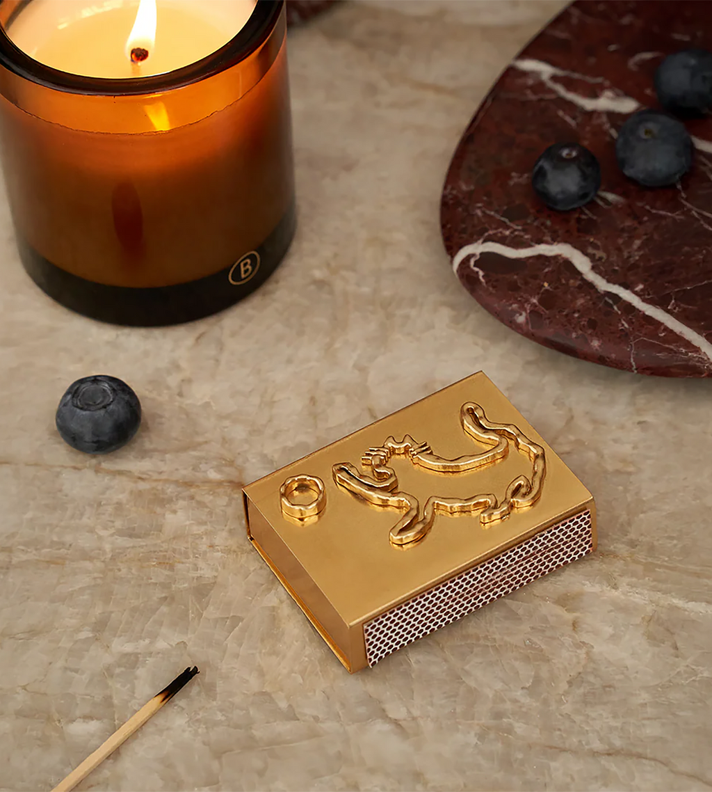 Mews Matchbox - Gold by Black Blaze | Shop designer homewares, candle ...