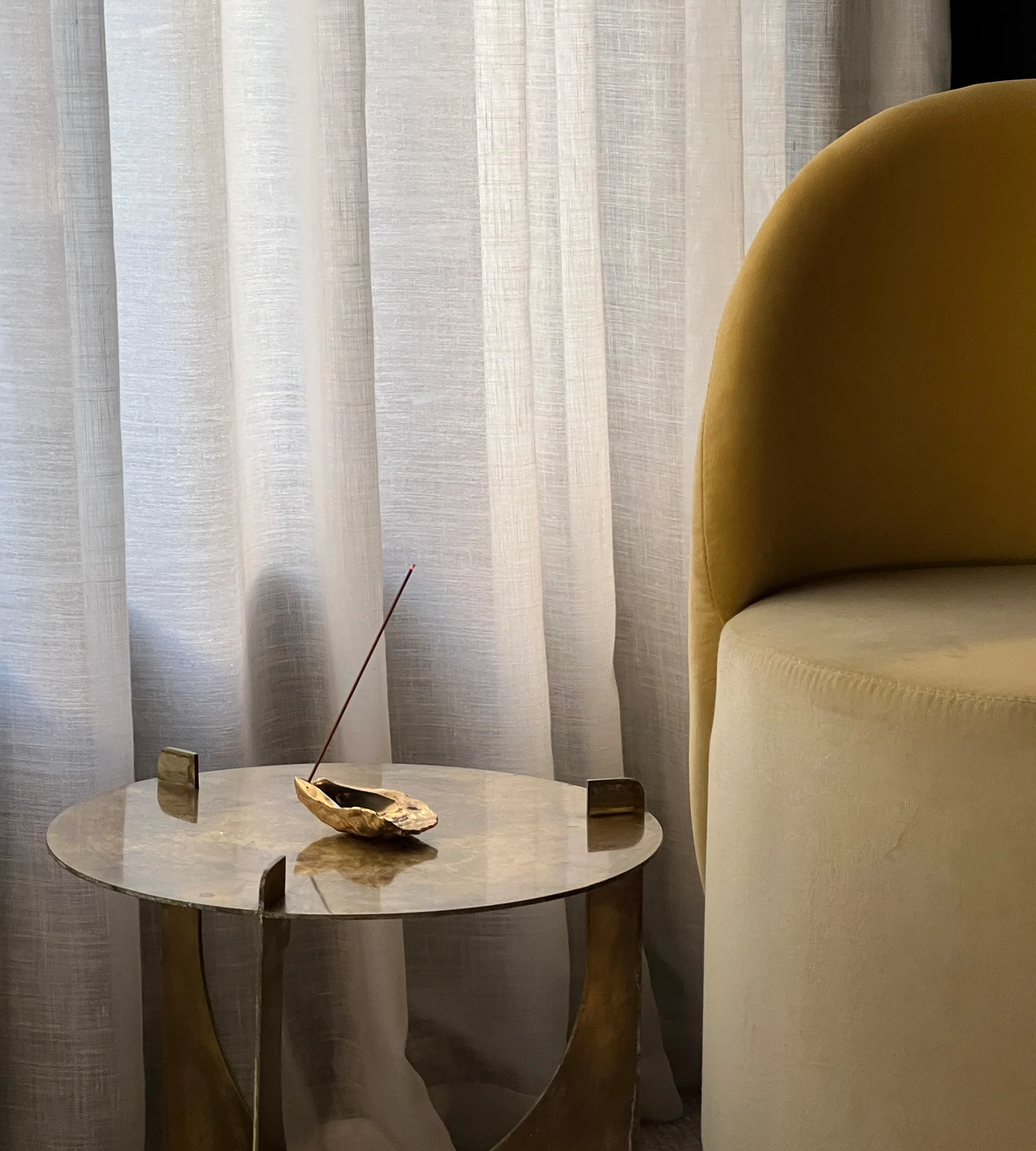 Oyster Incense Holder - Brass by Corey Ashford | Shop designer ...