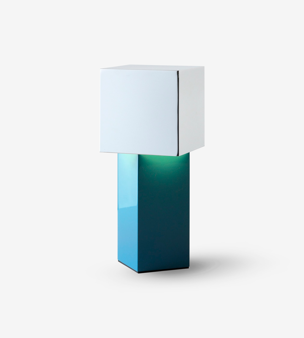 Pivot Portable Lamp - Blue Silver by &Tradition | Shop designer ...