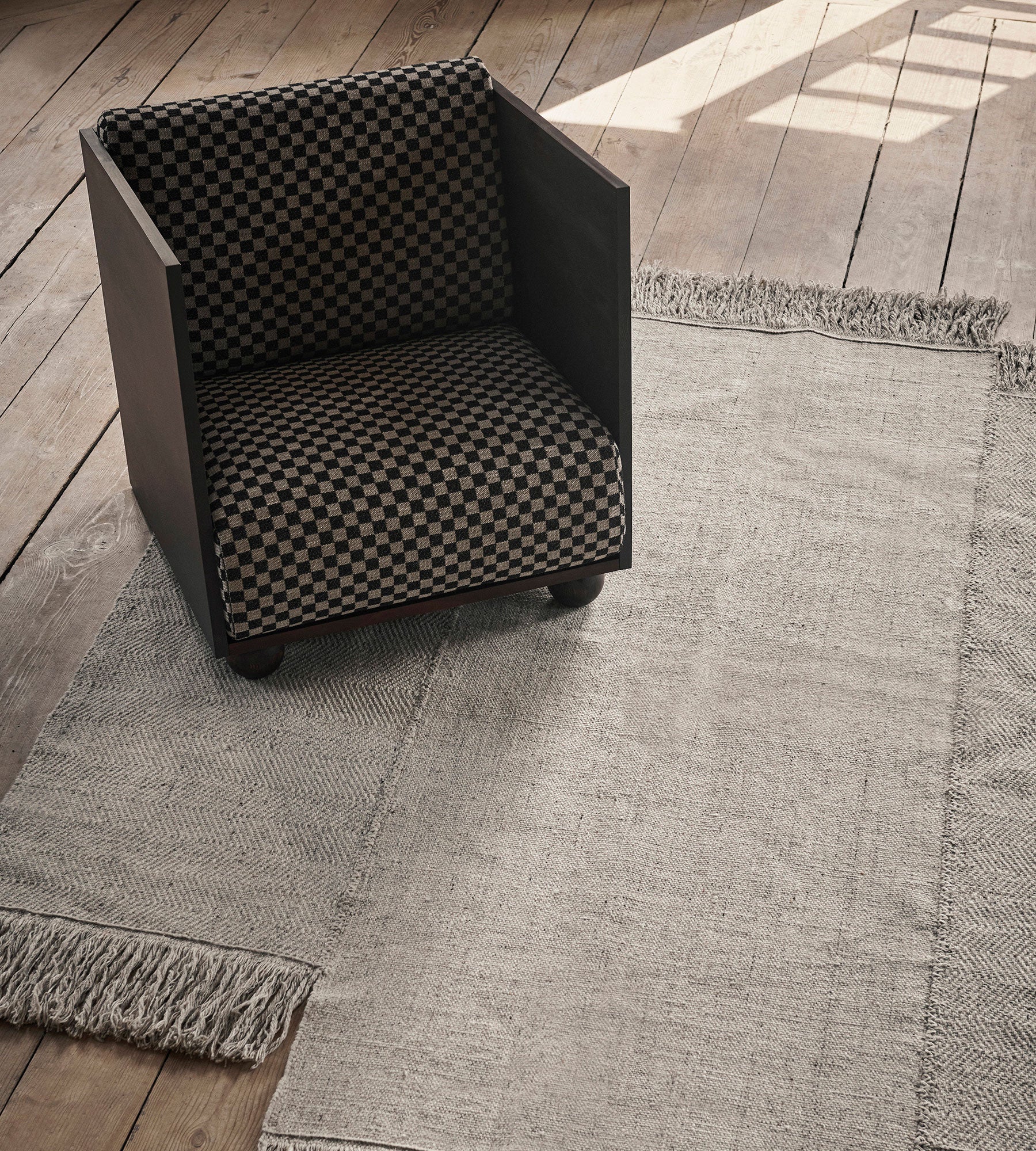 Rum Lounge Chair - Check by ferm LIVING | Shop designer homewares ...