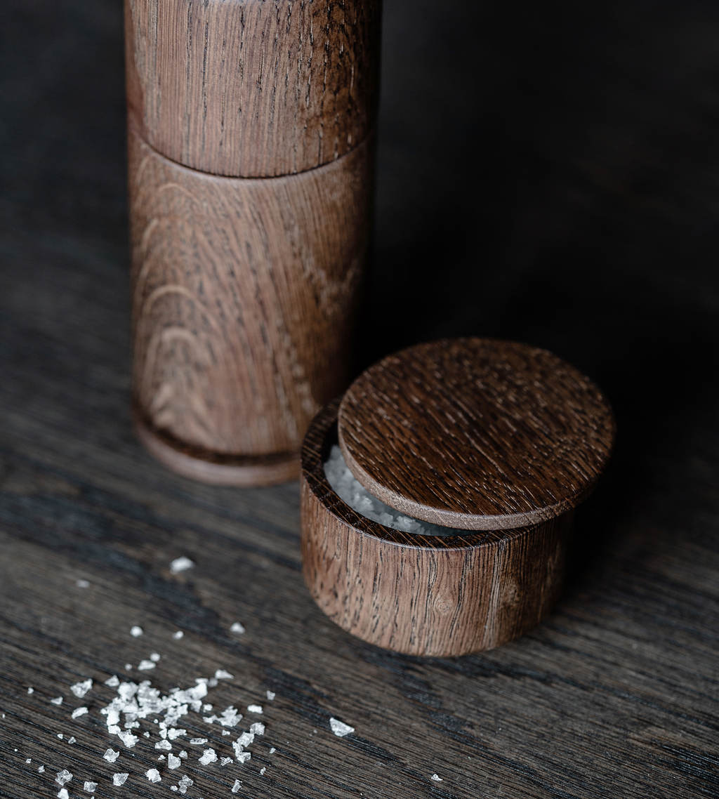 'Salt Me' Salt Dish - Smoked Oak by Ekta Living | Shop designer ...