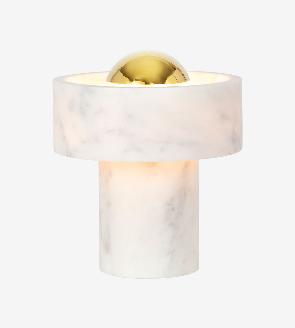 Stone Portable Lamp Brass by Tom Dixon | Shop designer homewares and ...