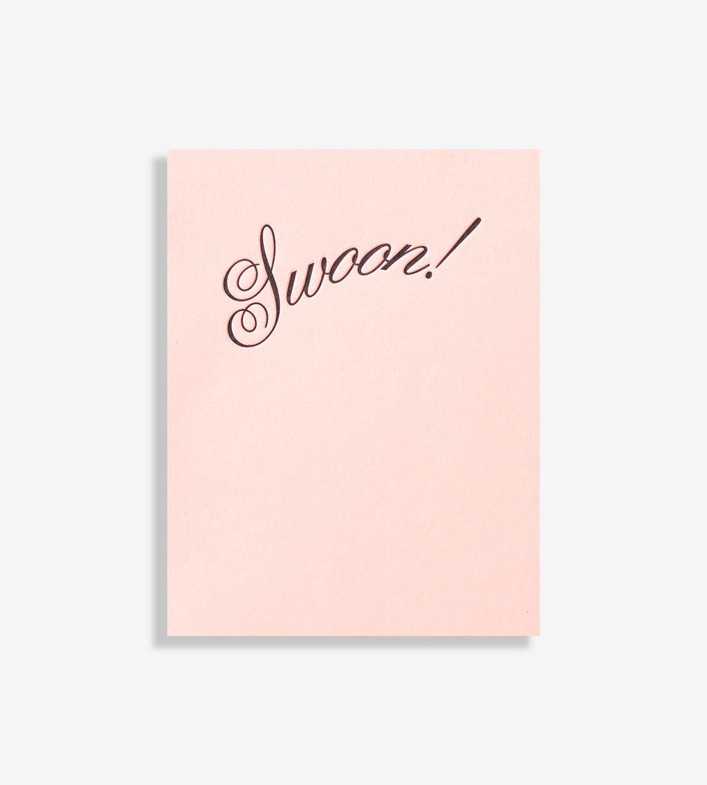 Swoon Greeting Card by Short Talk | Shop designer homewares, gifts and ...