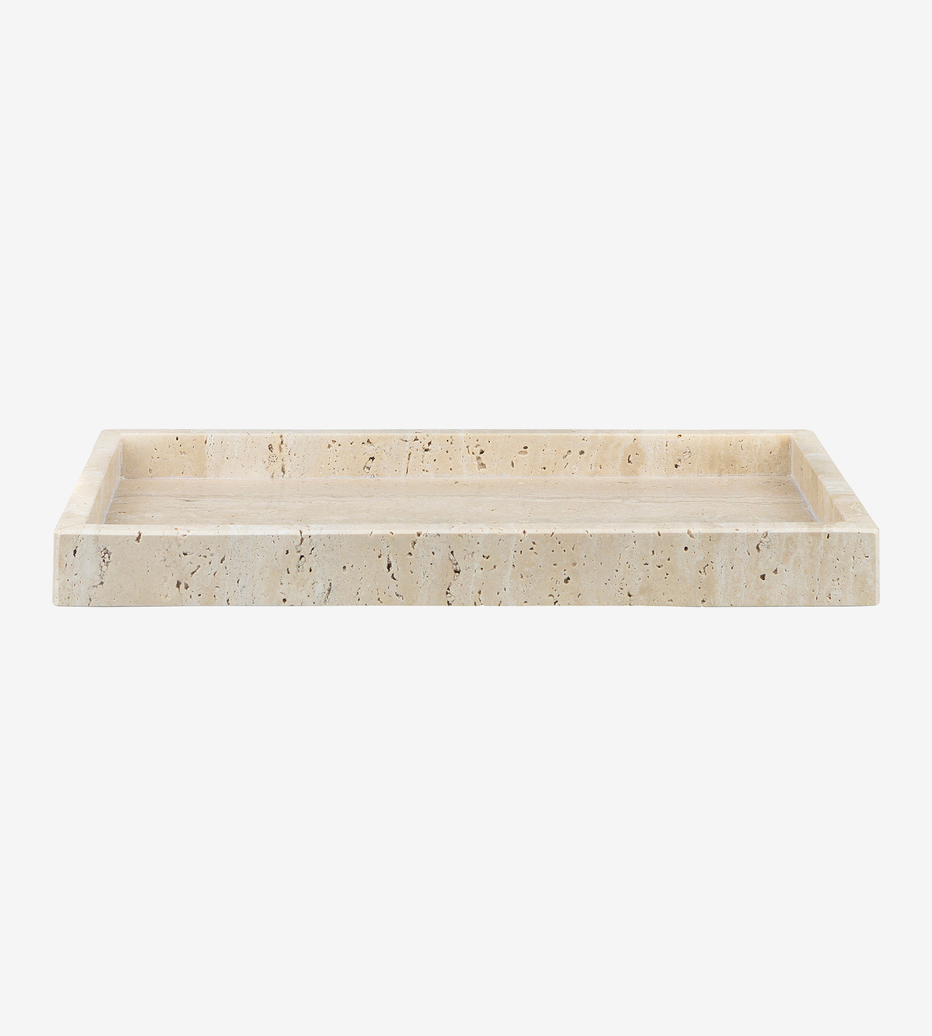 Travertine Tray Medium - Linen by Mette Ditmer | Shop designer ...