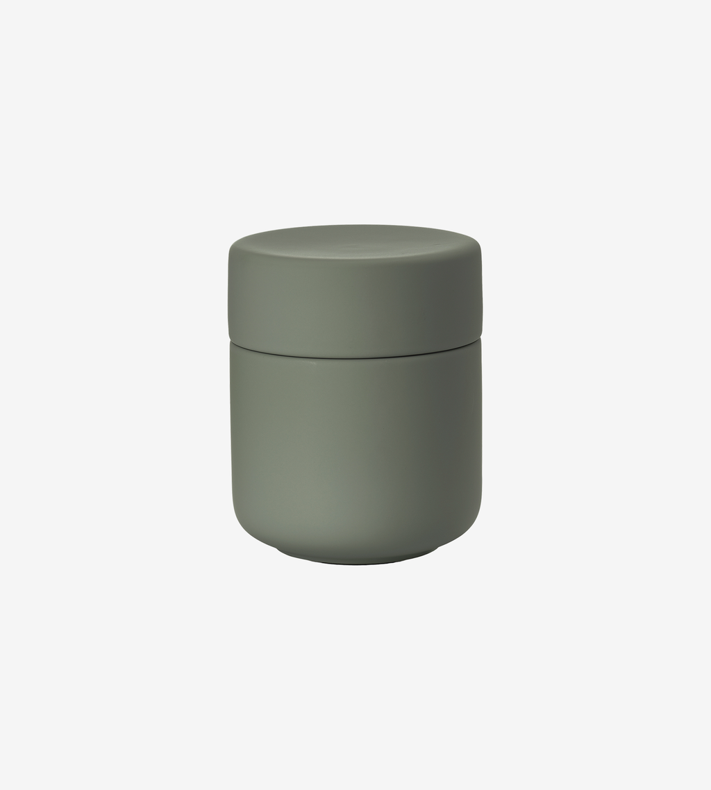Ume Jar with Lid - Olive Green by Zone Denmark | Shop designer ...