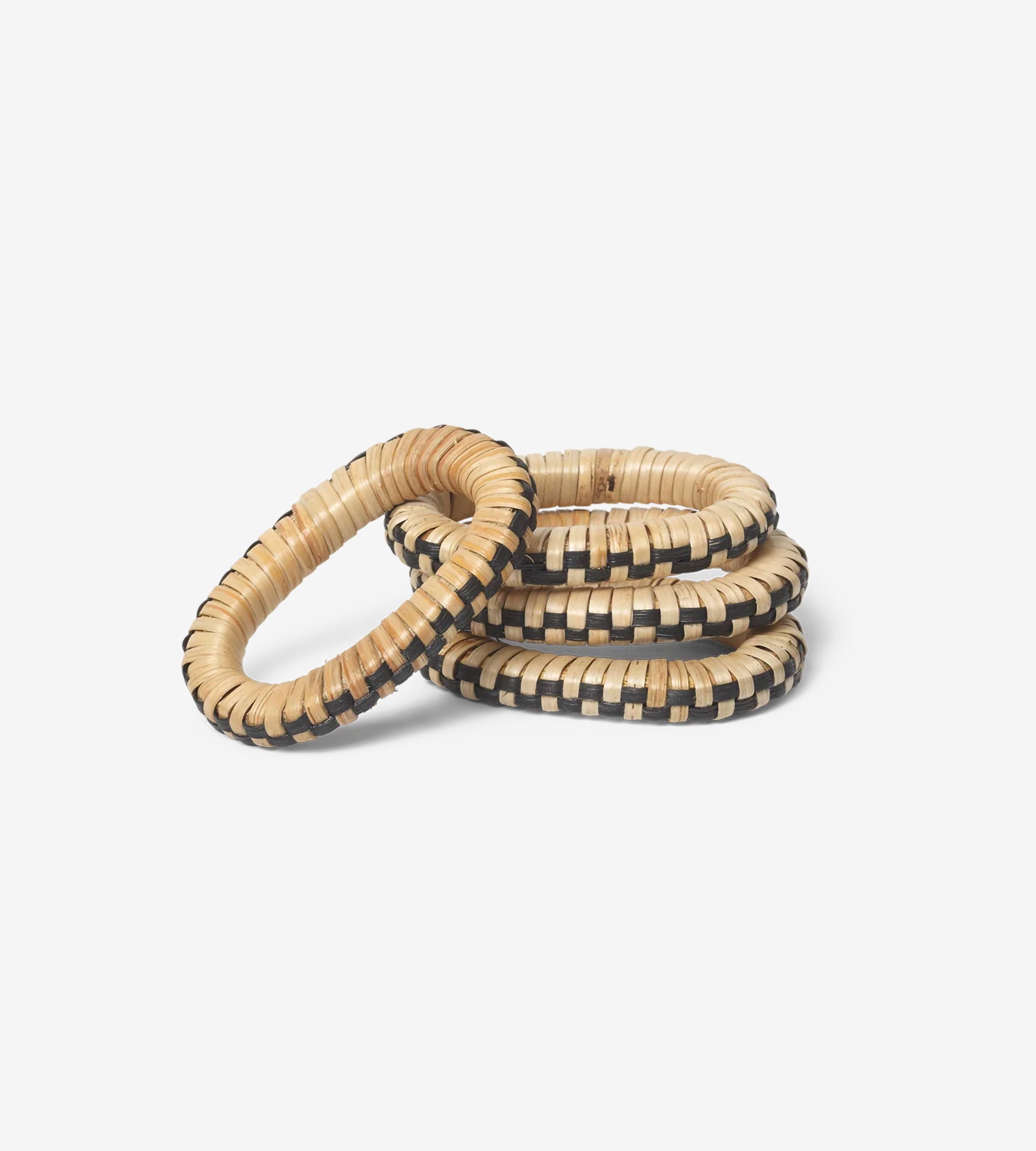 Weave Napkin Rings (set of 4) by ferm LIVING | Shop designer homewares ...