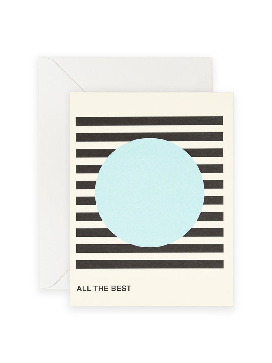All The Best Blue Circle Greeting Card by Lettuce | Shop designer ...