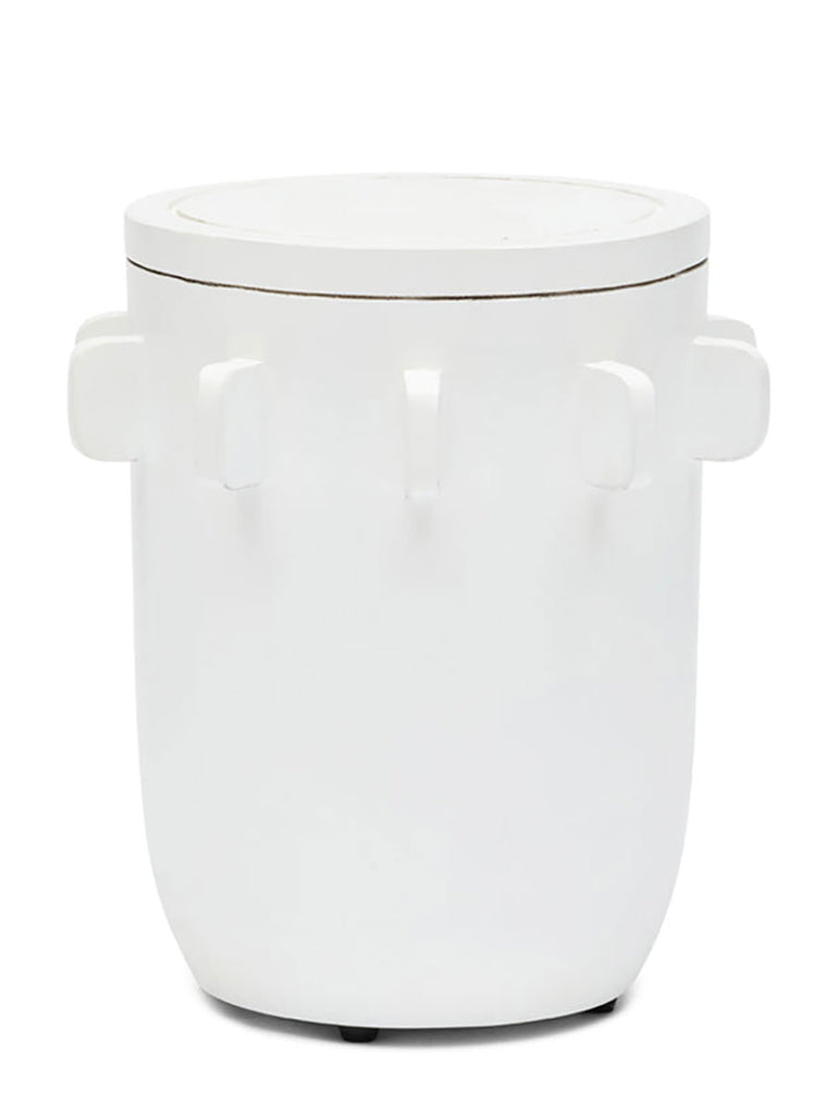 Umi Suar Side Table - White | Shop designer homewares and side tables online | Mecque Australia